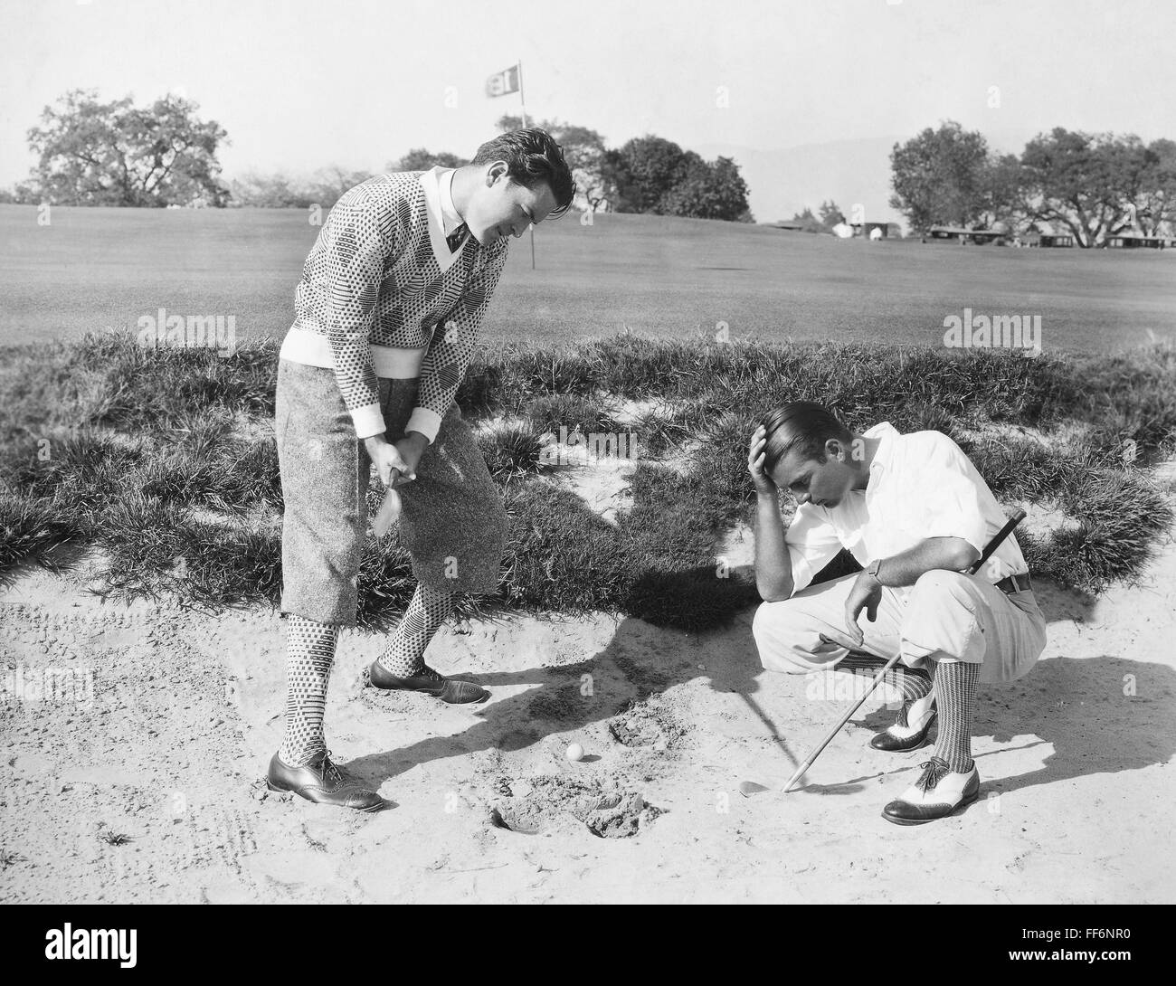 SILENT FILM STILL: GOLF Stock Photo - Alamy