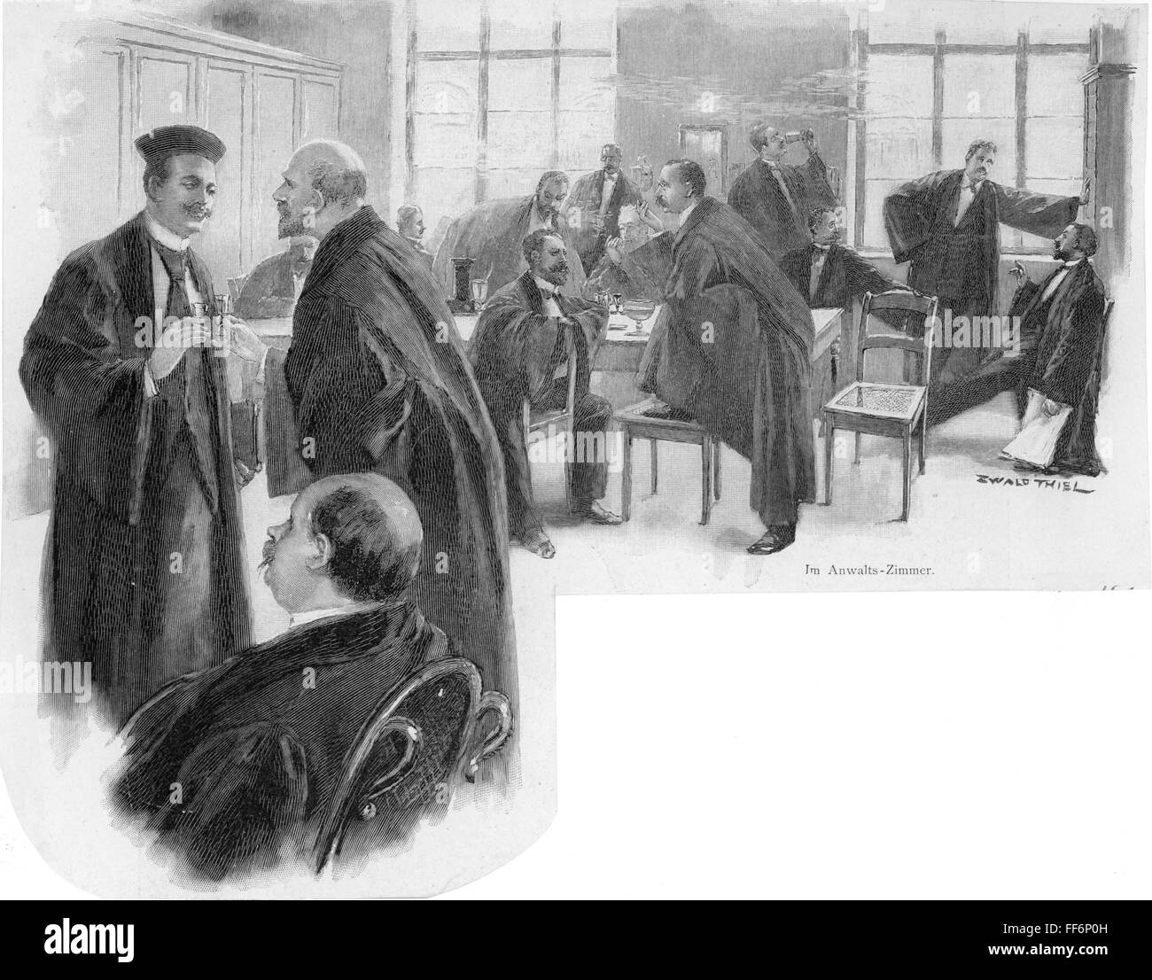 Lawyers robe hi-res stock photography and images - Alamy