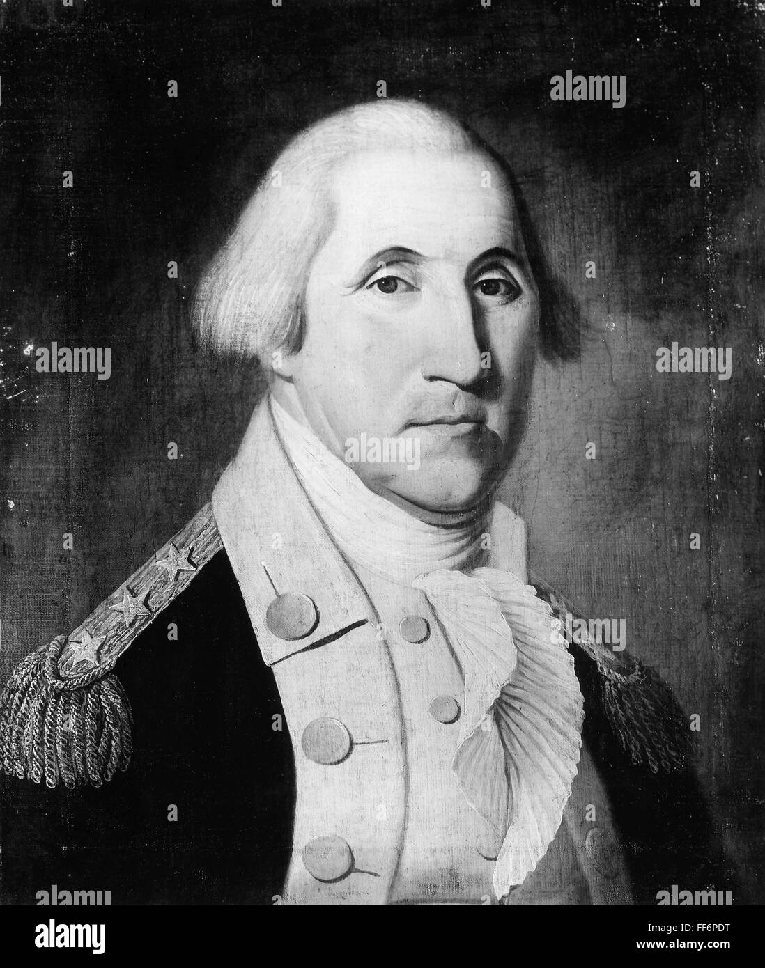 General george washington painting Black and White Stock Photos ...