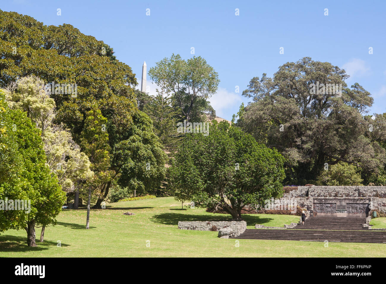 Cornwall Park,an oasis of nature in centre of Auckland,North Island,New ...