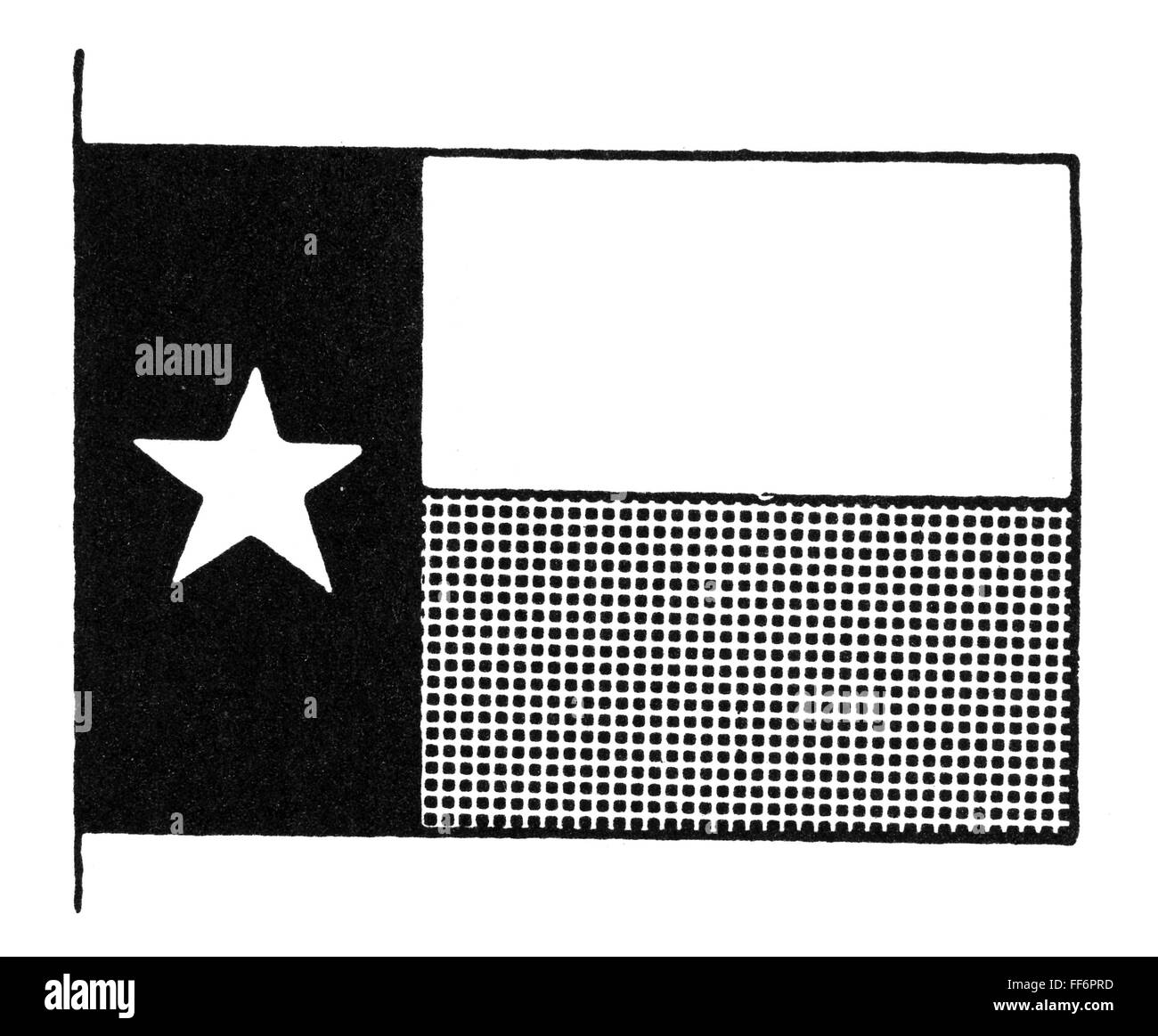 TEXAS: LONE STAR FLAG. /nThe Lone Star Flag of Texas Stock Photo - Alamy