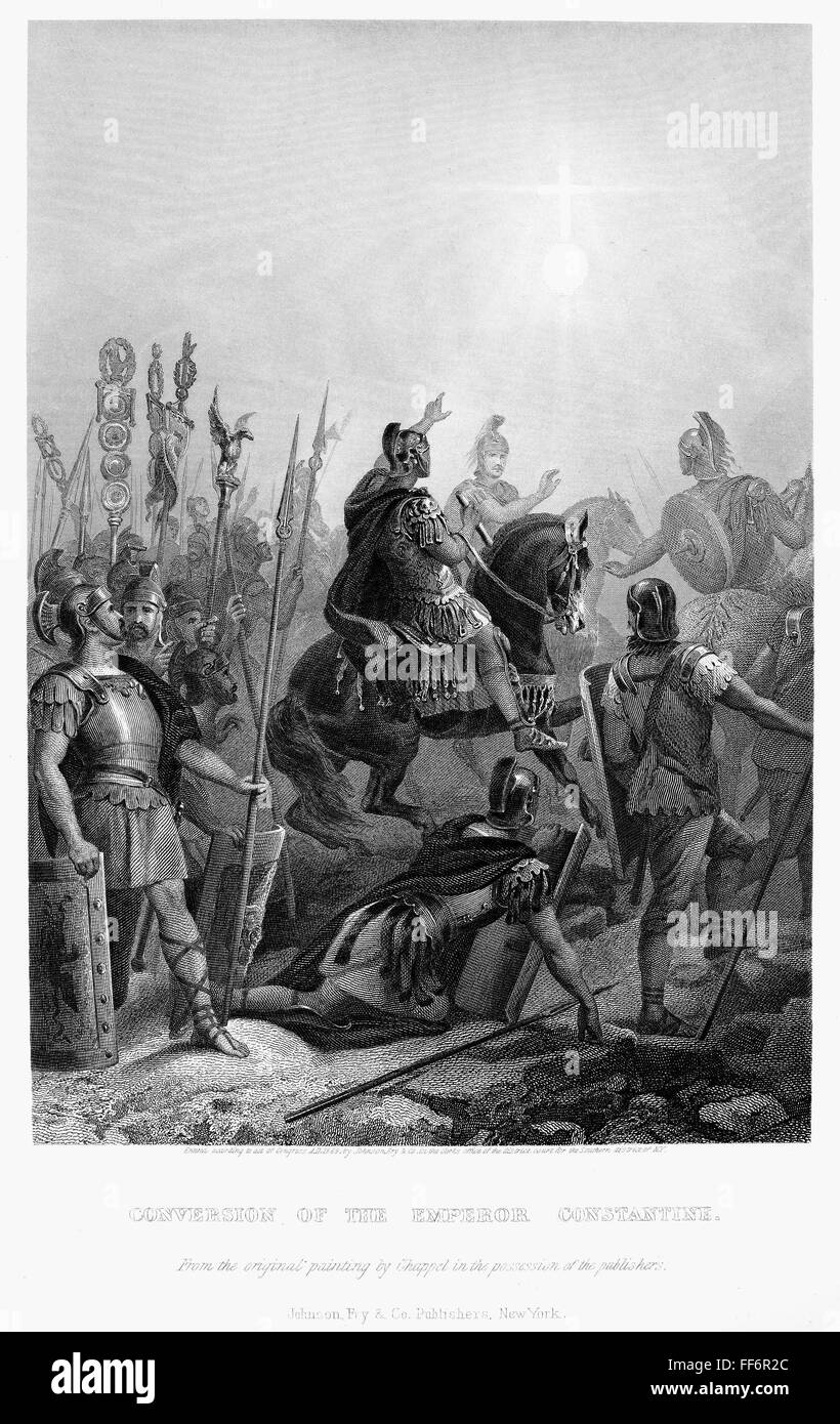 CONSTANTINE I (d. 337). /nConstantine the Great. Roman emperor, 306-337 ...