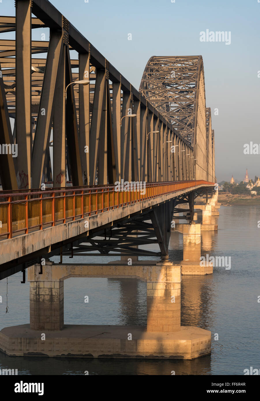 Irrawaddy (Yadanabon) Bridge, Mandalay, Burma (Myanmar Stock Photo - Alamy