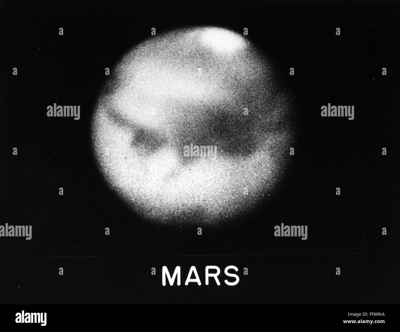 MARS. /nView through a 100" telescope Stock Photo - Alamy