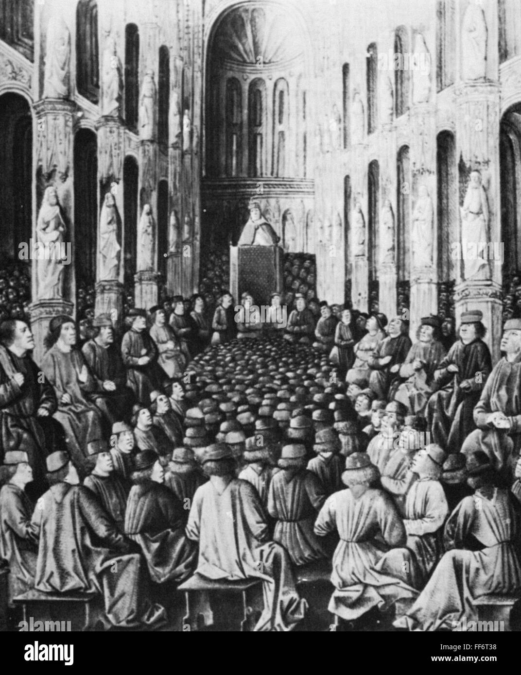 FIRST CRUSADE, 1095. /nPope Urban II summoning the whole of Christendom ...