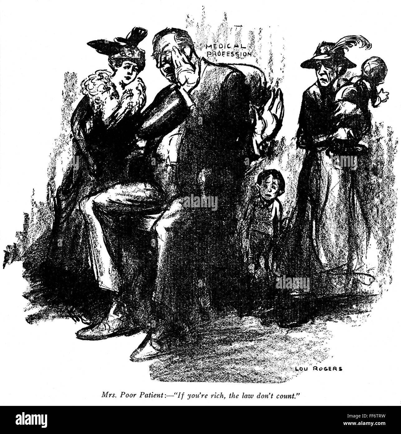 CARTOON: BIRTH CONTROL. /nFrom Margaret Sanger's 'Birth Control Review ...