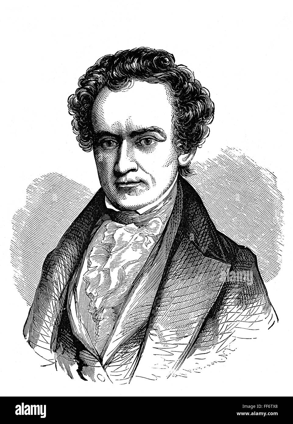 STEPHEN FULLER AUSTIN /n(1793-1836). American colonizer in Texas. Wood ...