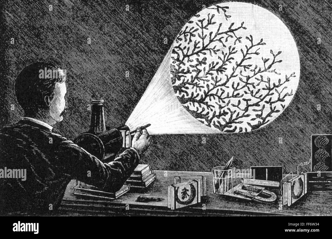 Magic lantern science Black and White Stock Photos & Images - Alamy