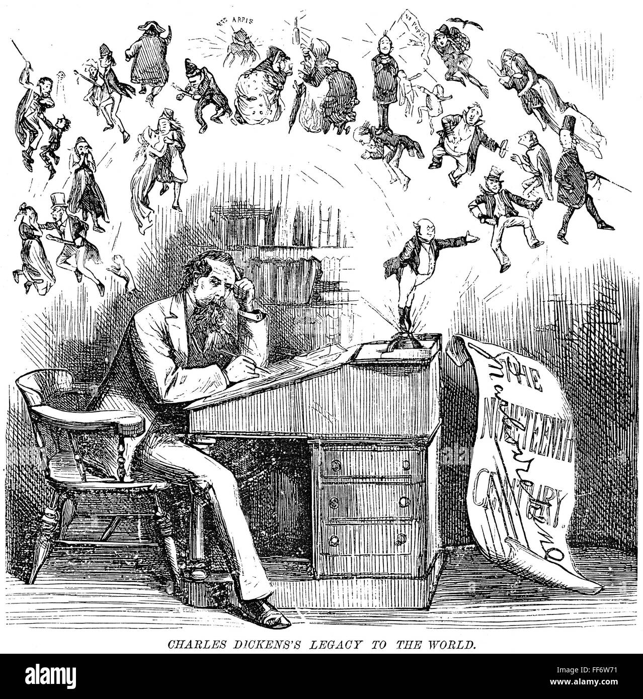 CHARLES DICKENS (1812-1870). /nEnglish novelist.'Charles Dickens's ...