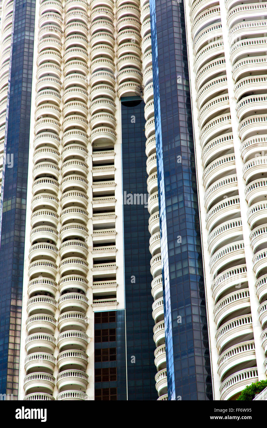 thailand bangkok office district palaces abstract modern building line ...