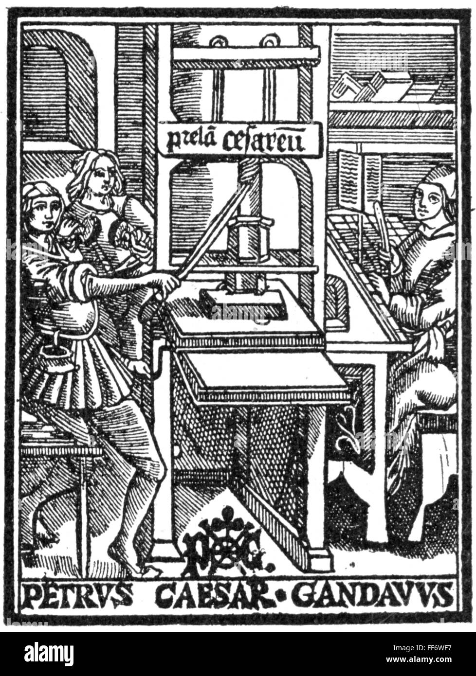 Print shop 16th century hi-res stock photography and images - Alamy
