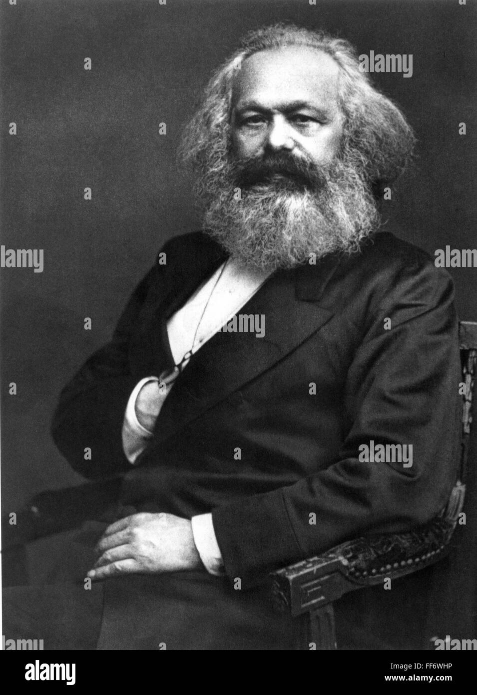 KARL MARX (1818-1883)./nGerman political philosopher Stock Photo - Alamy