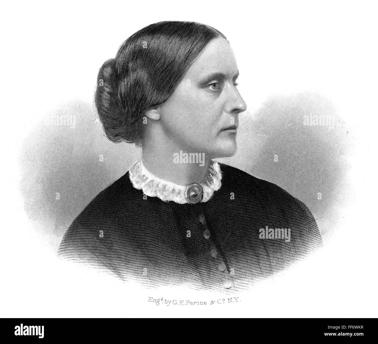 SUSAN B. ANTHONY (1820-1906). /nAmerican woman-suffrage advocate. Line ...