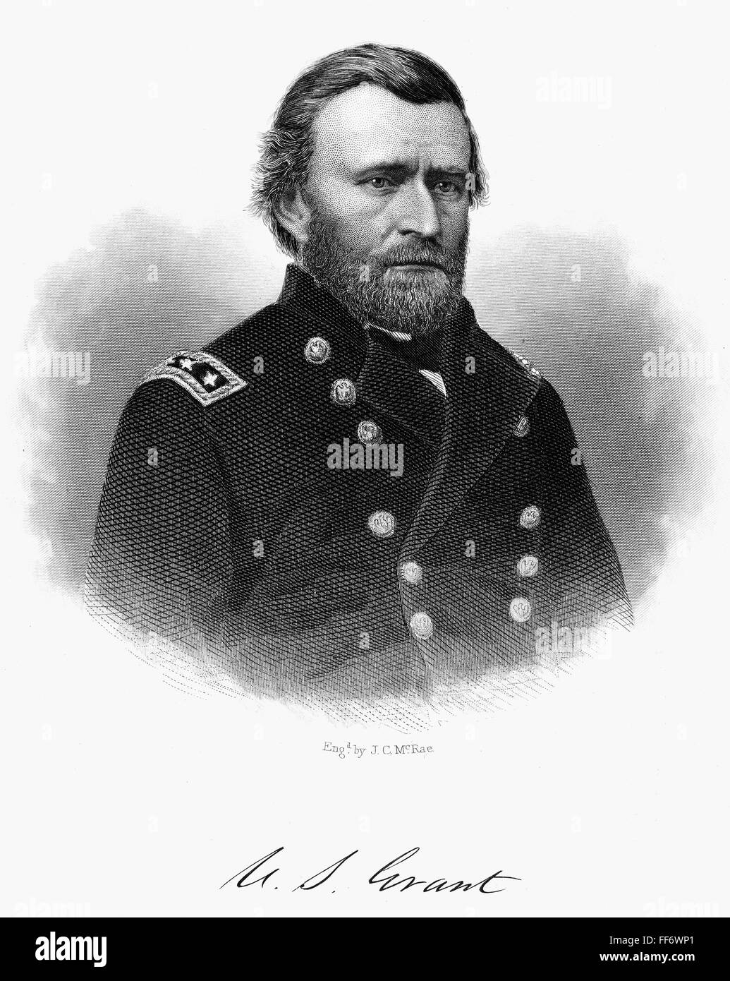 ULYSSES S. GRANT (1822-1885). /n18th President of the United States ...