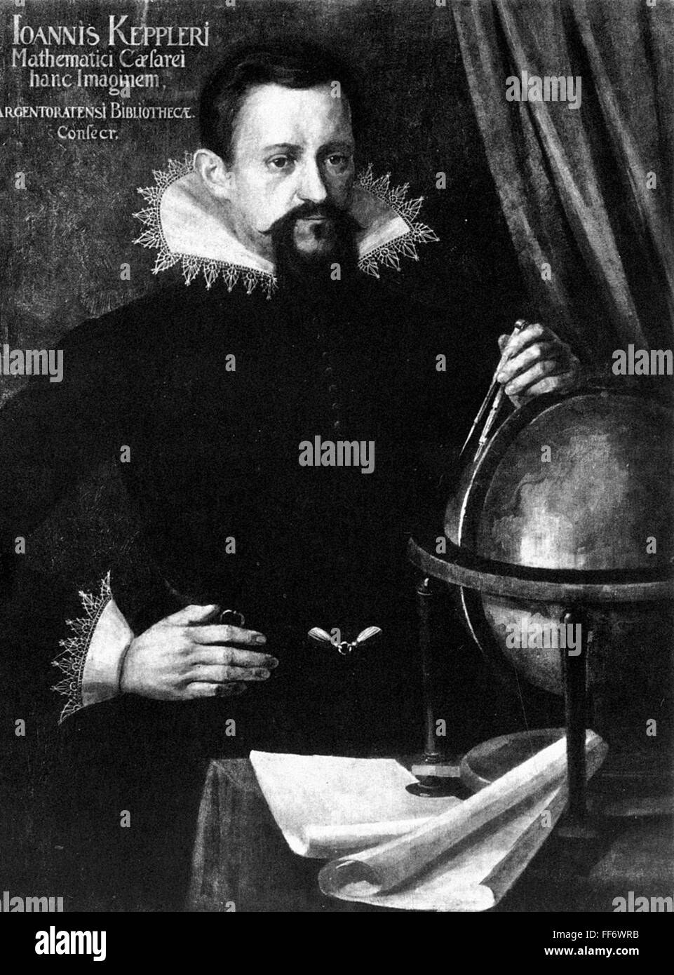 JOHANNES KEPLER (1571-1630). /nGerman astronomer. Painting, 17th ...