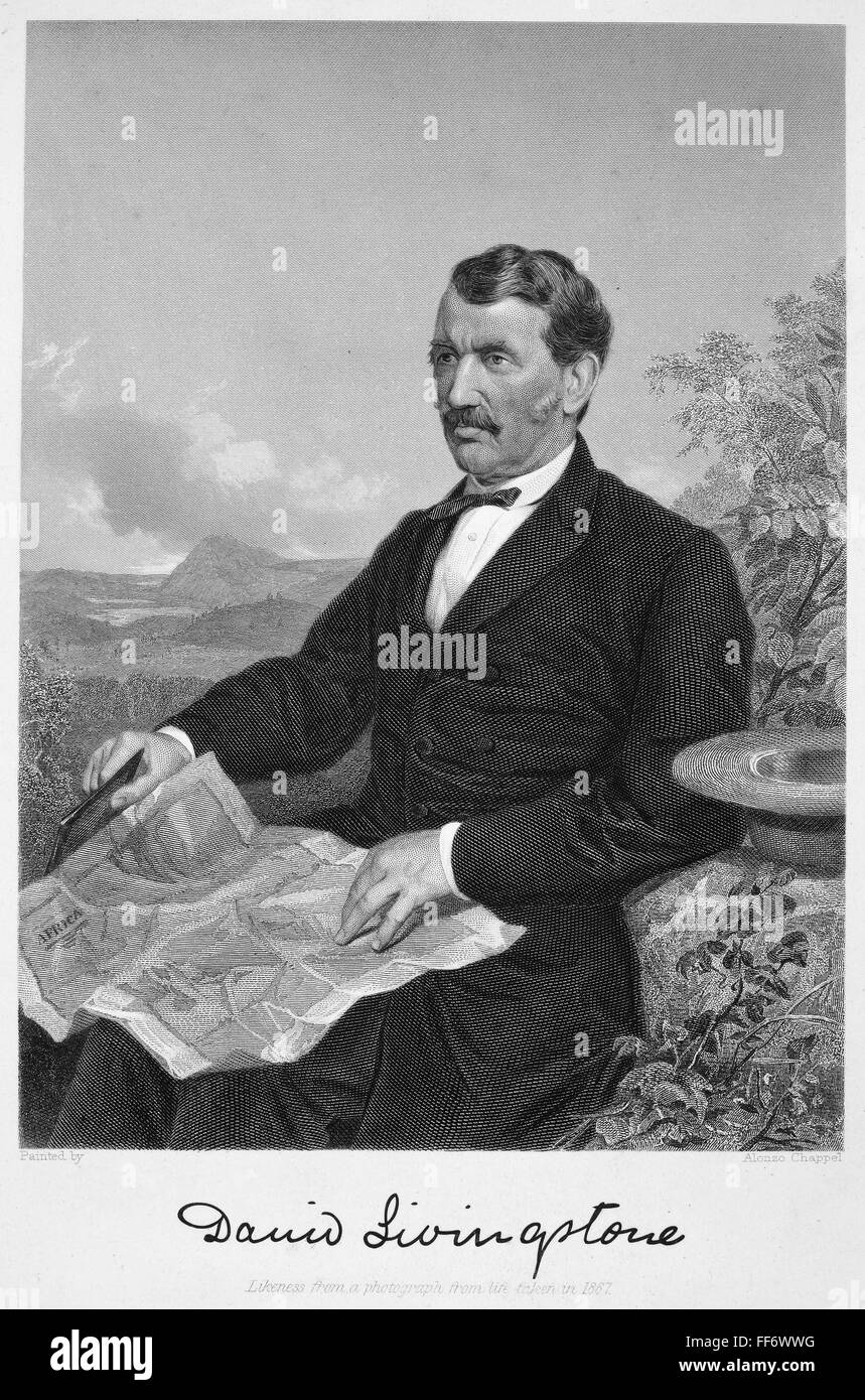DAVID LIVINGSTONE /n(1813-1873). Scottish missionary and explorer in ...