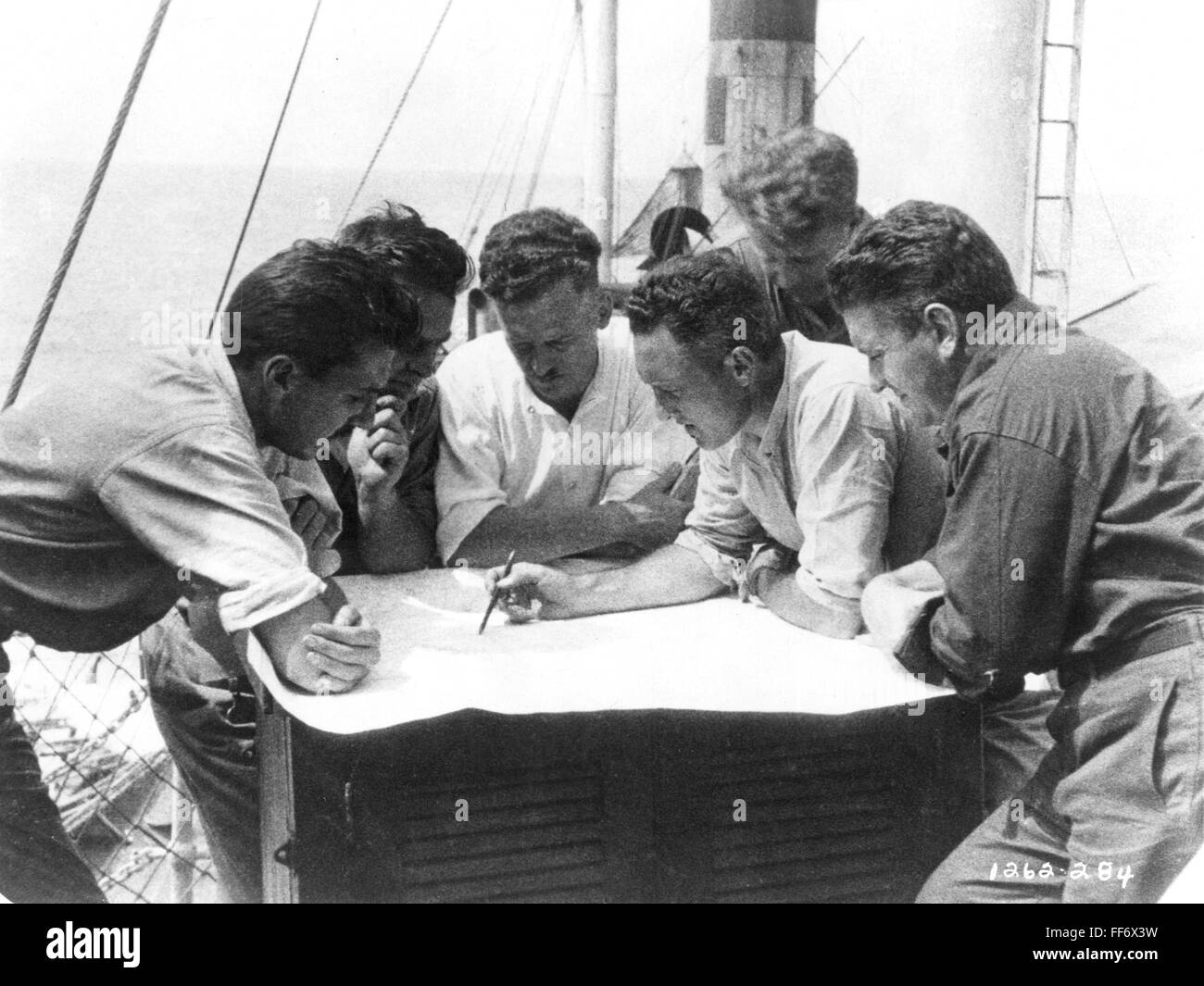 RICHARD EVELYN BYRD /n(1888-1957). American polar explorer. Byrd (with ...