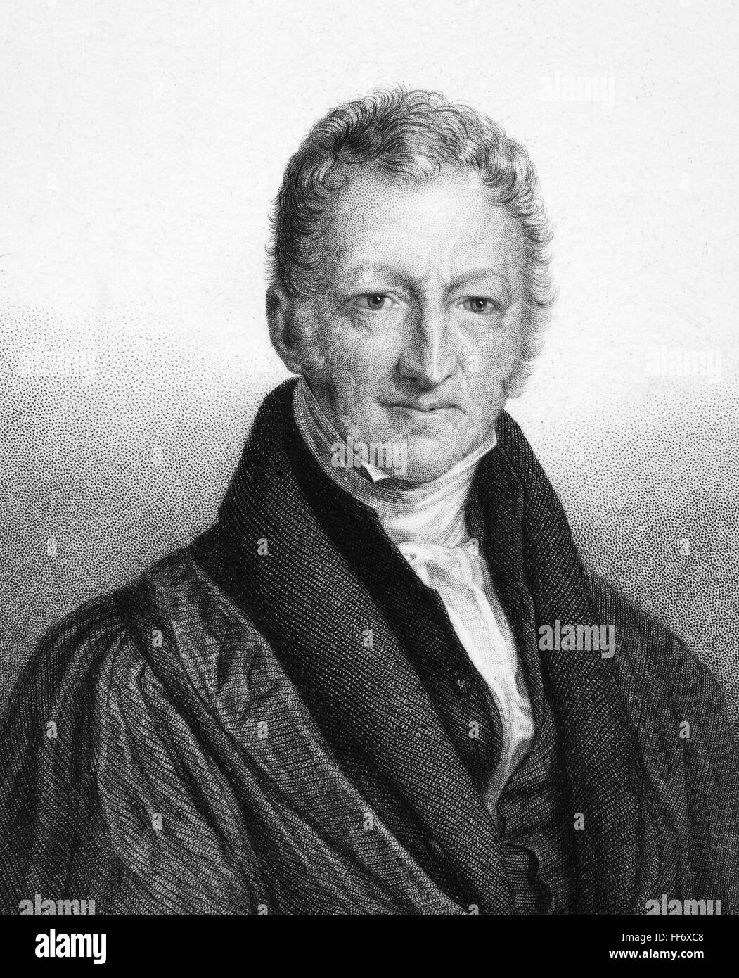 THOMAS ROBERT MALTHUS /n(1766-1834). English cleric and economist ...
