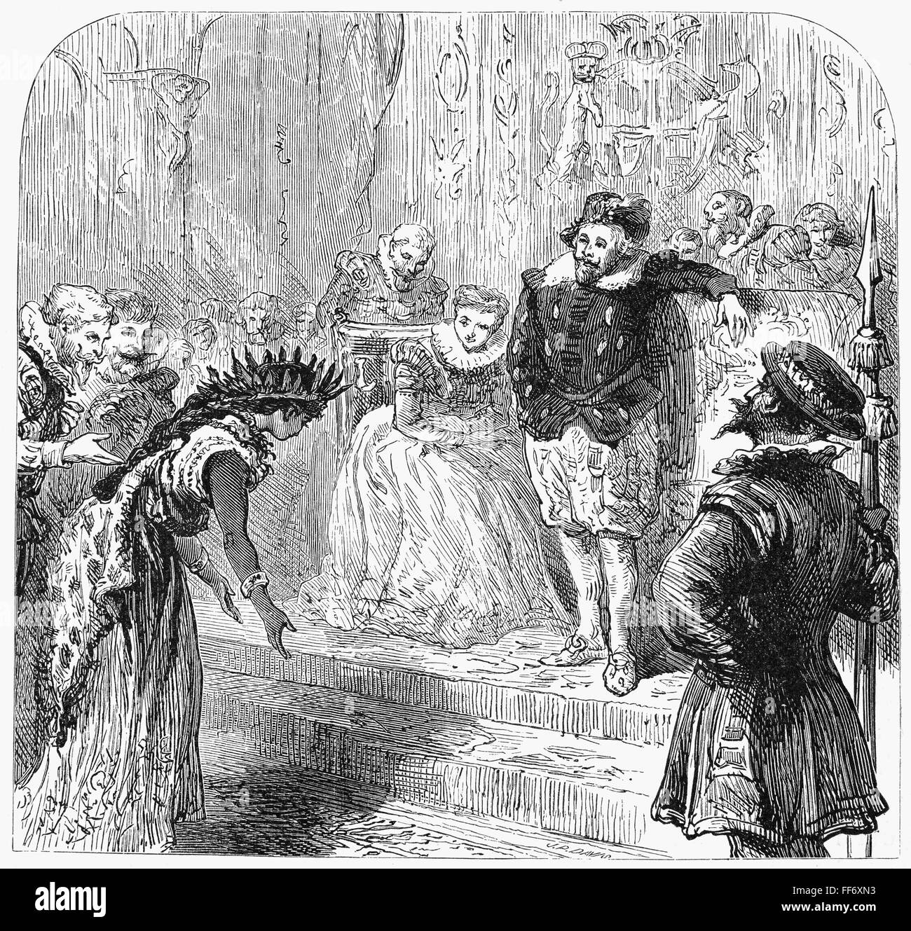 POCAHONTAS (1595?-1617). /nNative American princess. Pocahontas at the ...