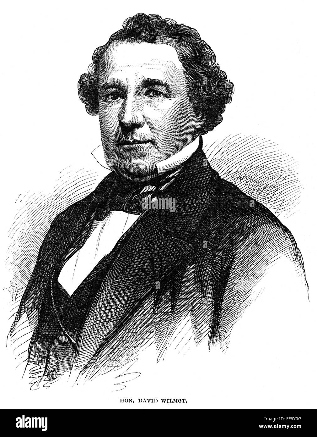 DAVID WILMOT (1814-1868). /nAmerican politician. Wood engraving ...