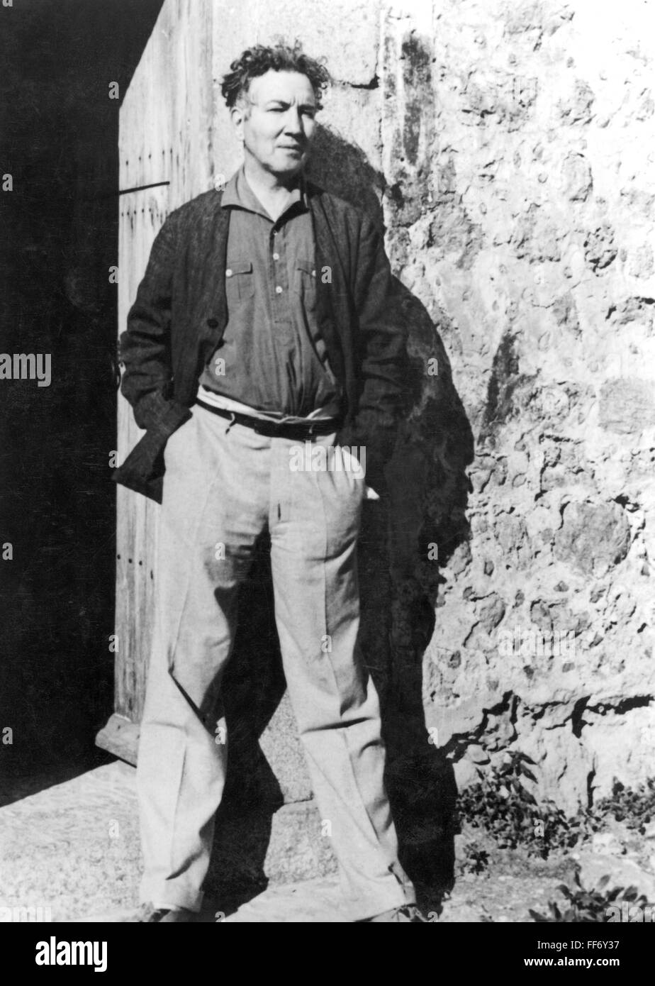 ROBERT GRAVES (1895-1985). /nBritish writer. Photographed in the ...