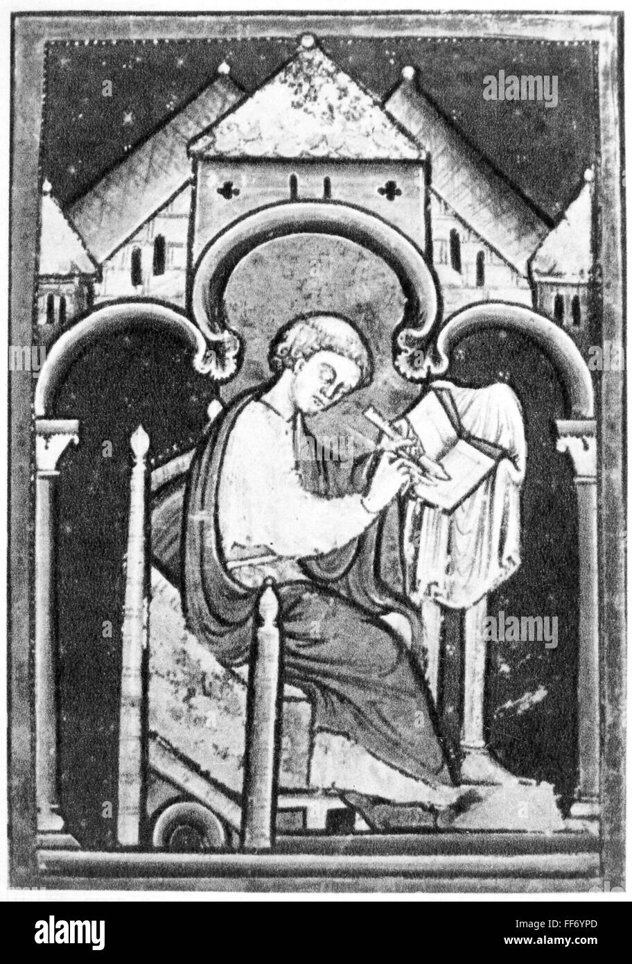 SAINT BEDE (673-735). /nEnglish scholar, historian and theologian known ...
