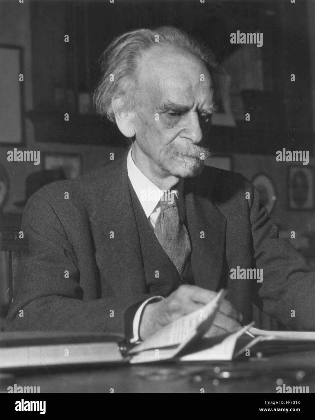 FRANZ BOAS (1858-1942). /nAmerican anthropologist. Photographed in 1940 ...