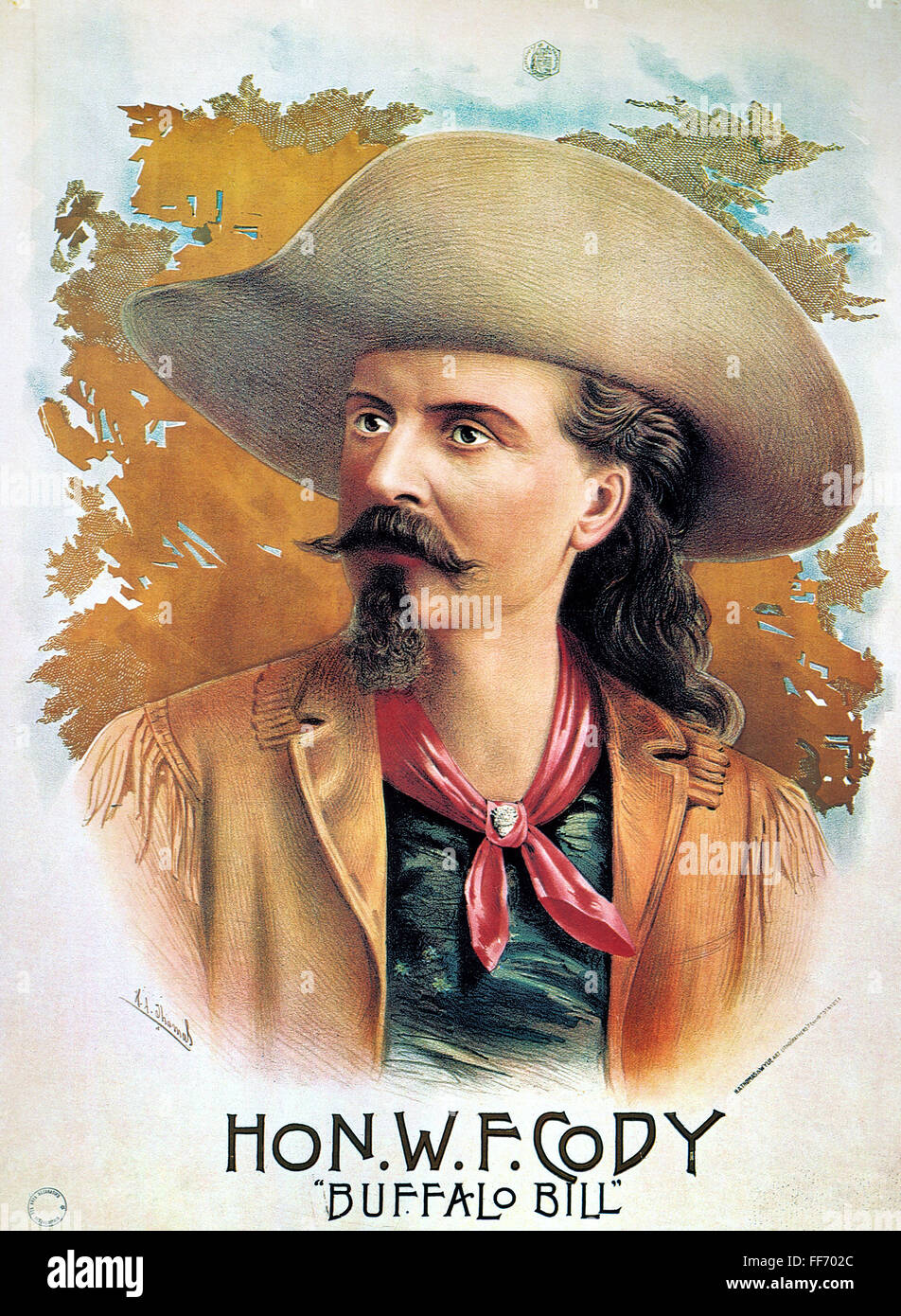 WILLIAM F. CODY (1846-1917). /nWilliam Frederick Cody. Known as Buffalo ...
