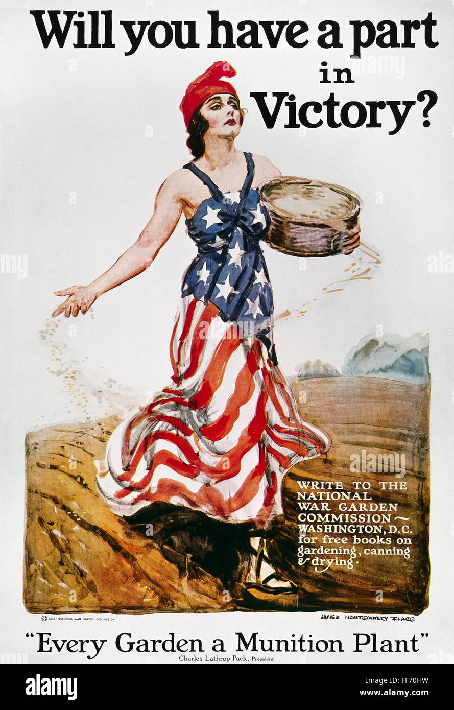 WORLD WAR I: U.S. POSTER. /n'Will you have a part in Victory?' American ...