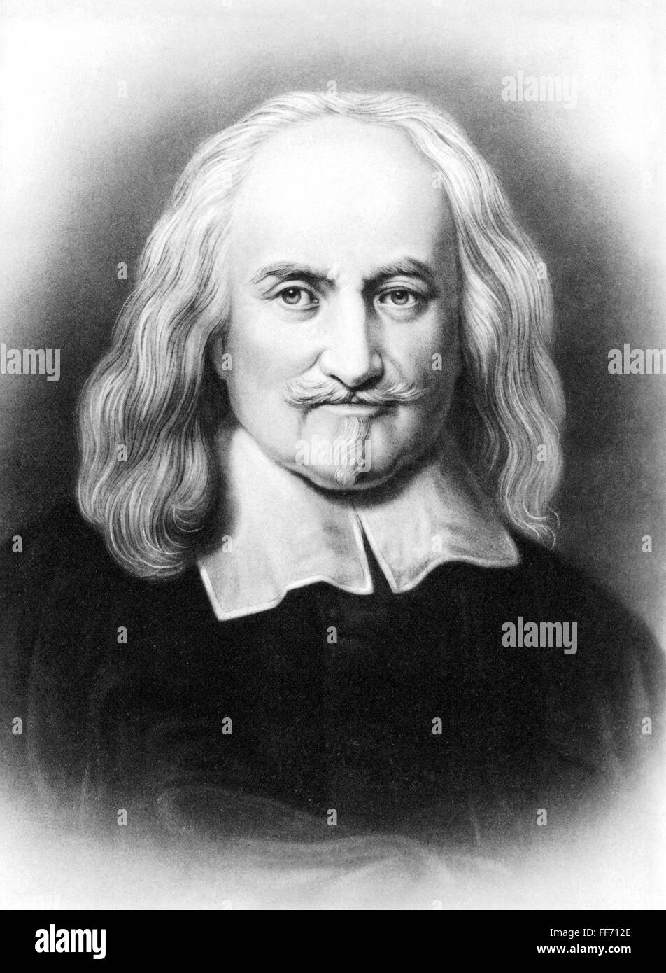 THOMAS HOBBES (1588-1679). /nEnglish philosopher. Photogravure, 1898 ...