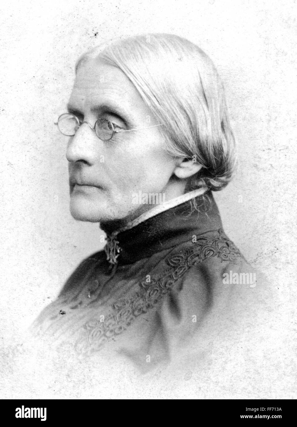 SUSAN B. ANTHONY (1820-1906). /nAmerican woman-suffrage advocate Stock ...
