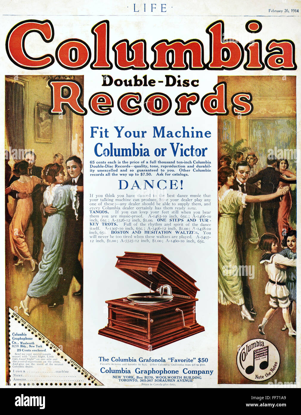 Magazine gramophone hi-res stock photography and images - Alamy