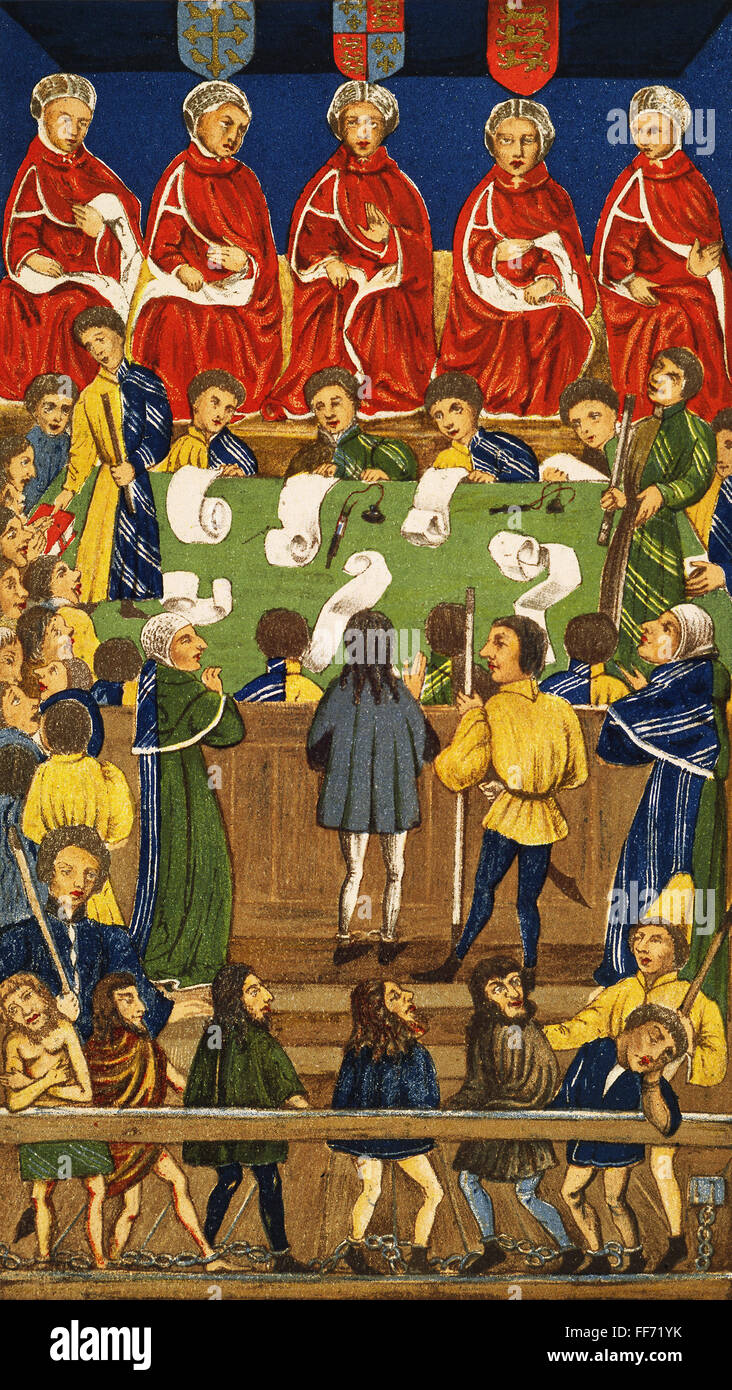 ENGLAND: COURT, 15TH Cent. /nThe Court of the King's Bench during the ...