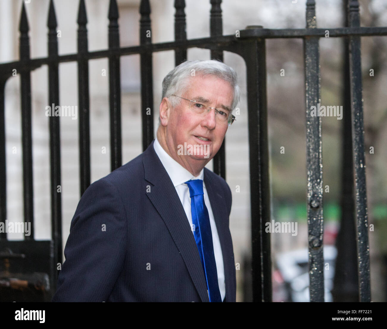 Michael Fallon,Secretary of State for Defence,arrives at number 10 ...