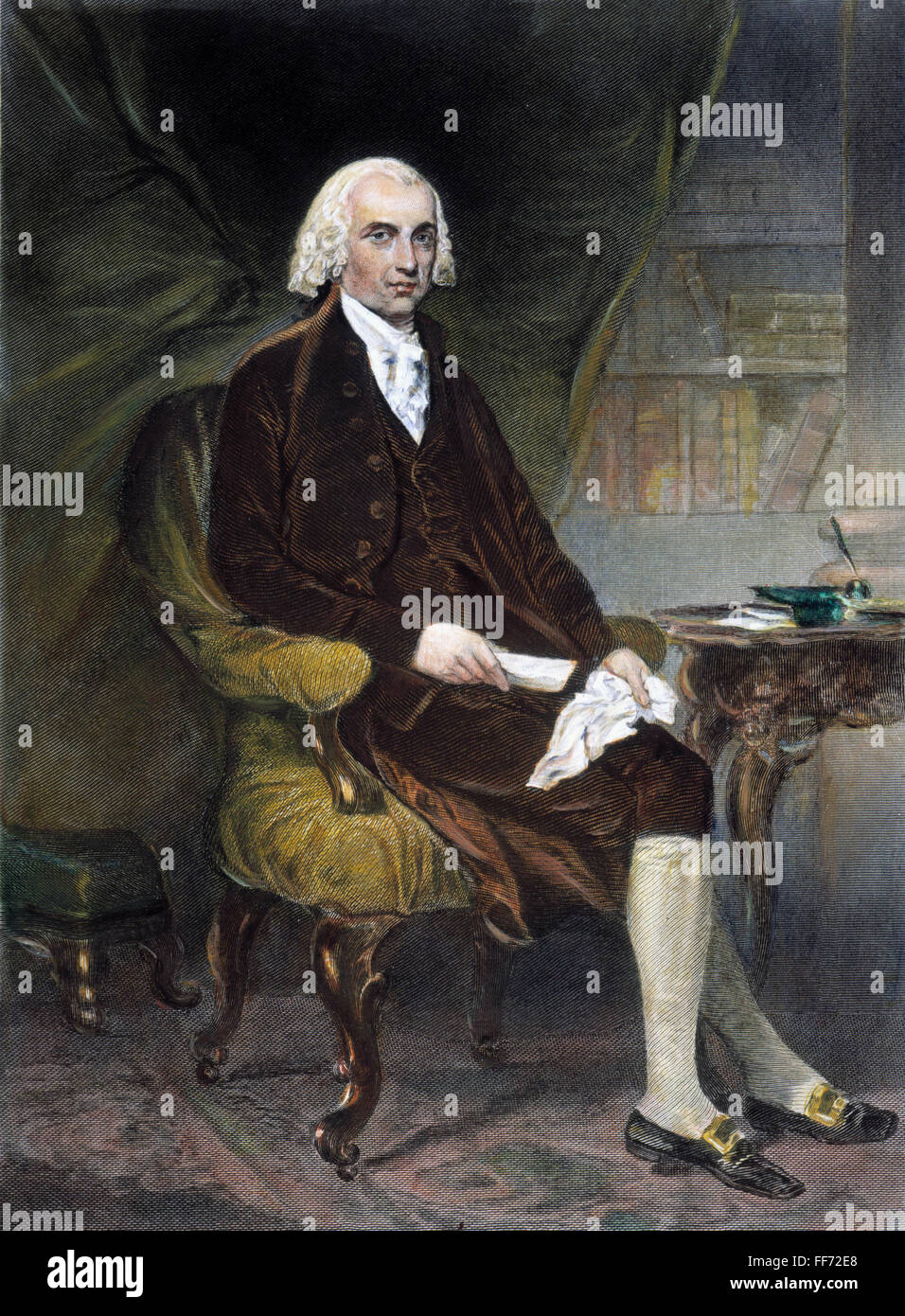 JAMES MADISON (1751-1836). /nFourth president of the United States ...