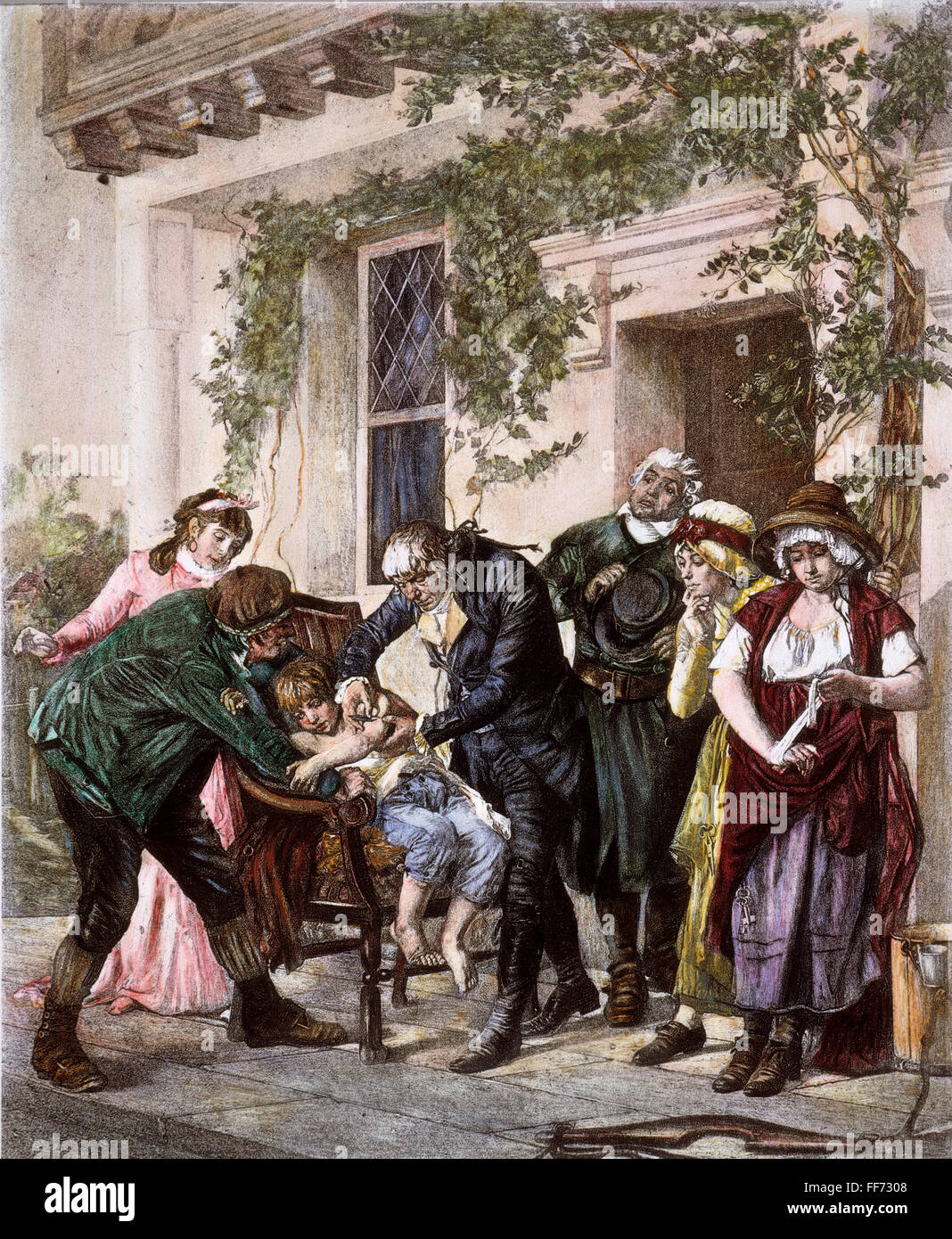 The first vaccination of edward jenner hi-res stock photography and ...