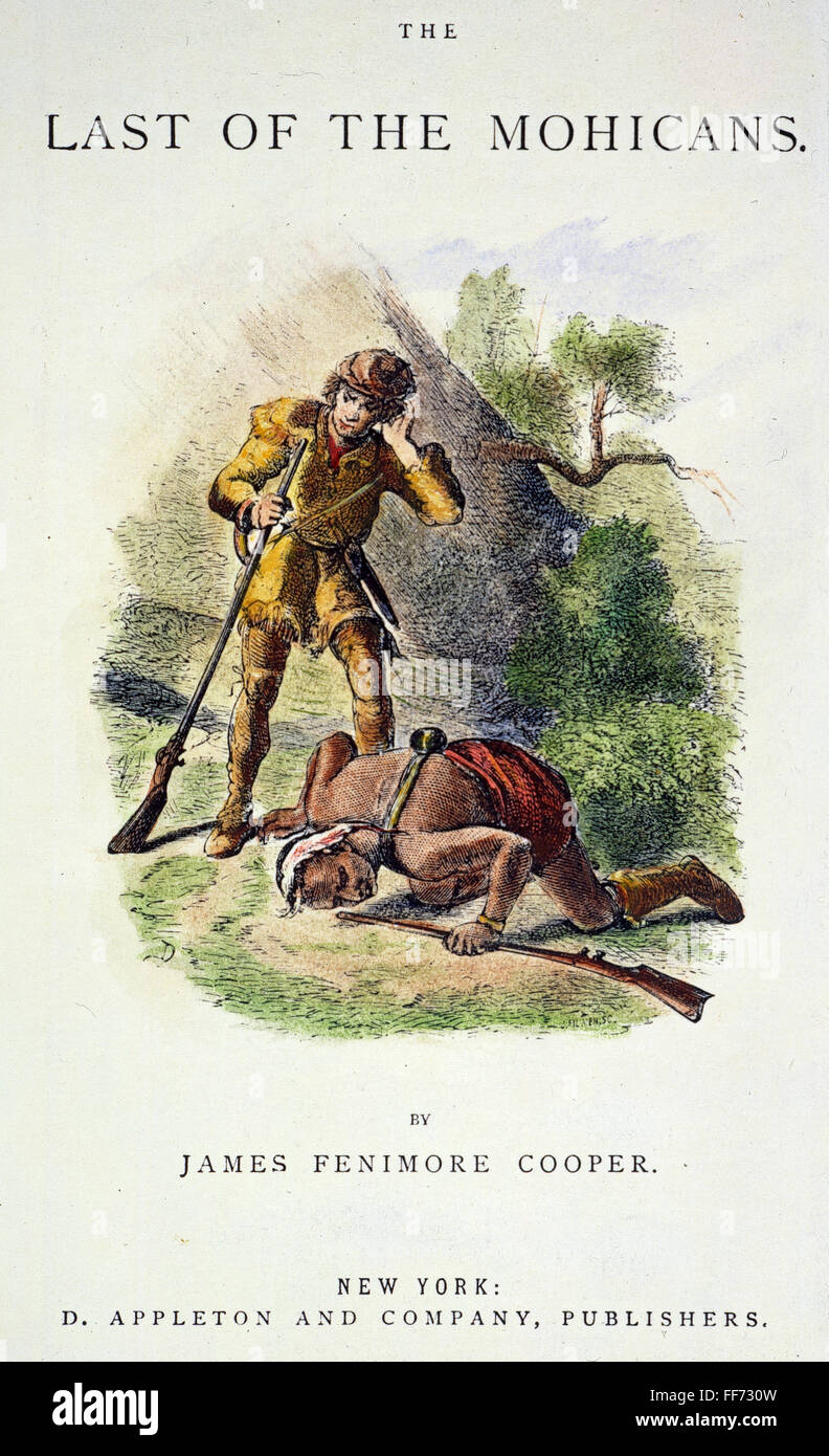 LAST OF THE MOHICANS, 1872./nHalf-title of an 1872 edition of James ...