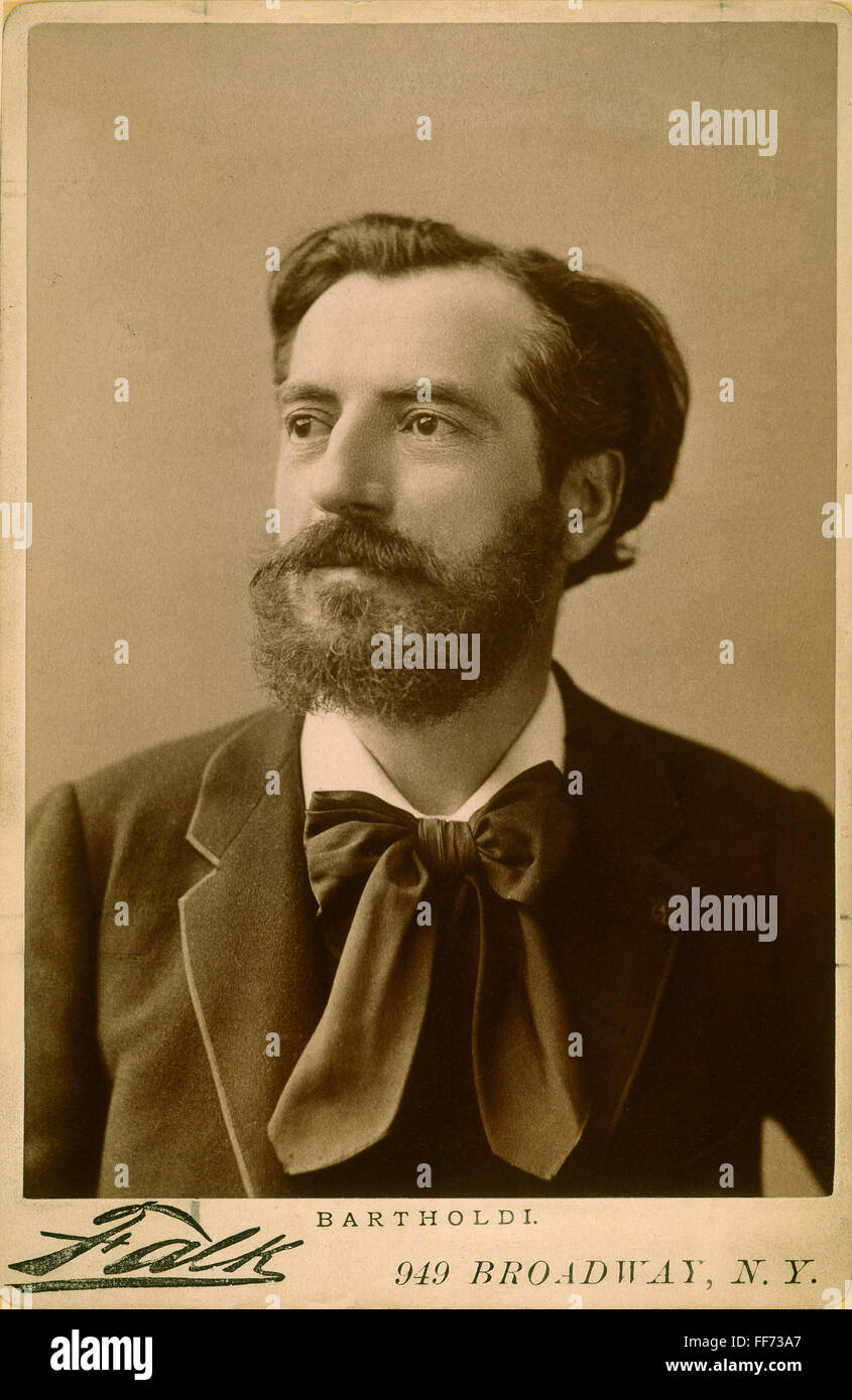 FREDERIC-AUGUSTE BARTHOLDI /n(1834-1904). French sculptor. Original ...