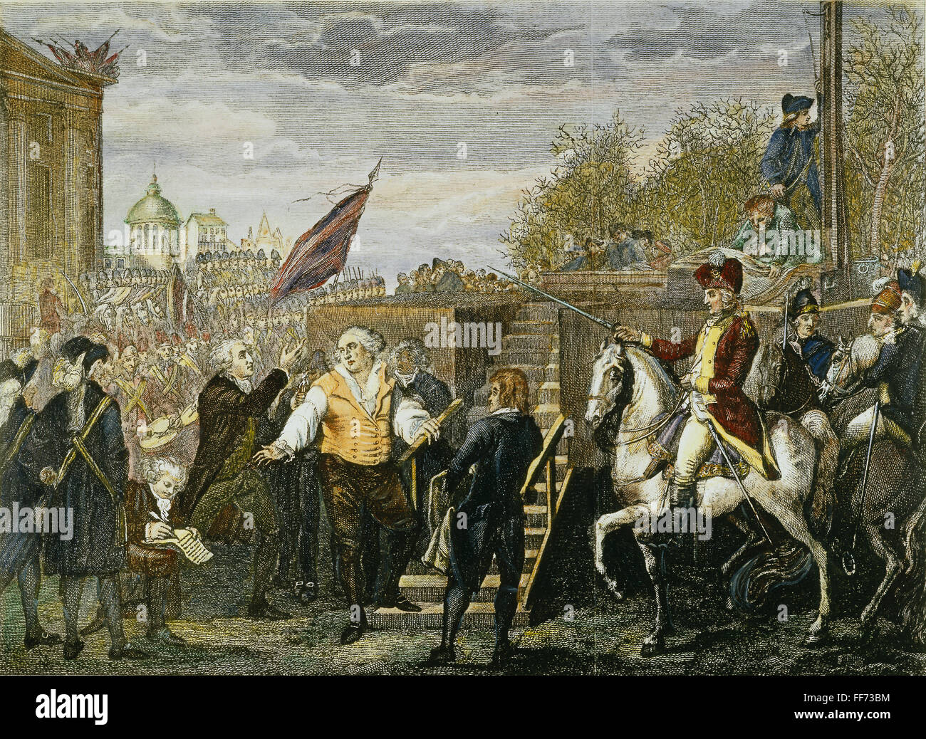 LOUIS XVI: EXECUTION, 1793. /nThe execution of King Louis XVI of France ...