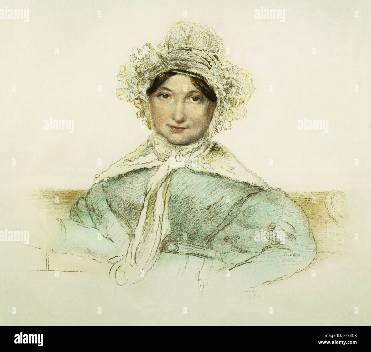 FRANCES TROLLOPE (1780-1863). /nEnglish writer: English stipple ...