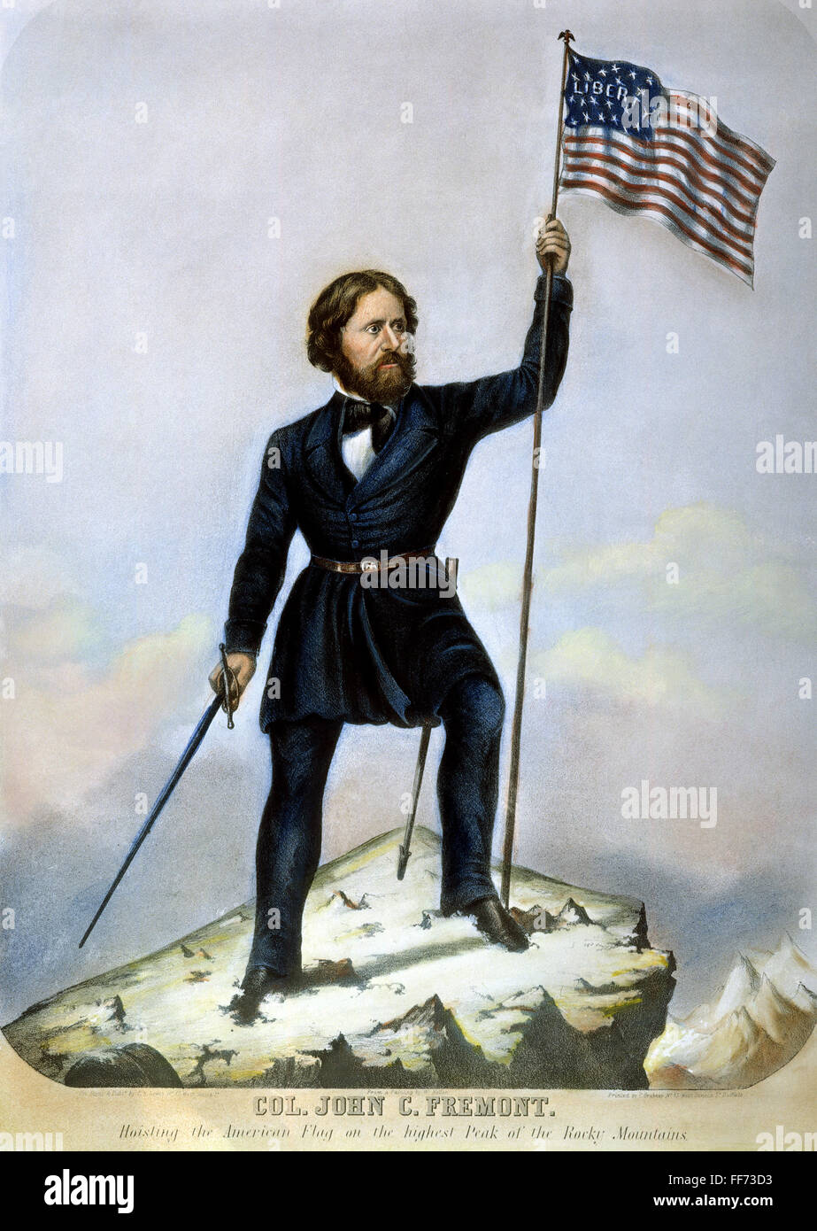 JOHN C. FREMONT /n(1813-1890). American explorer, Army officer, and ...