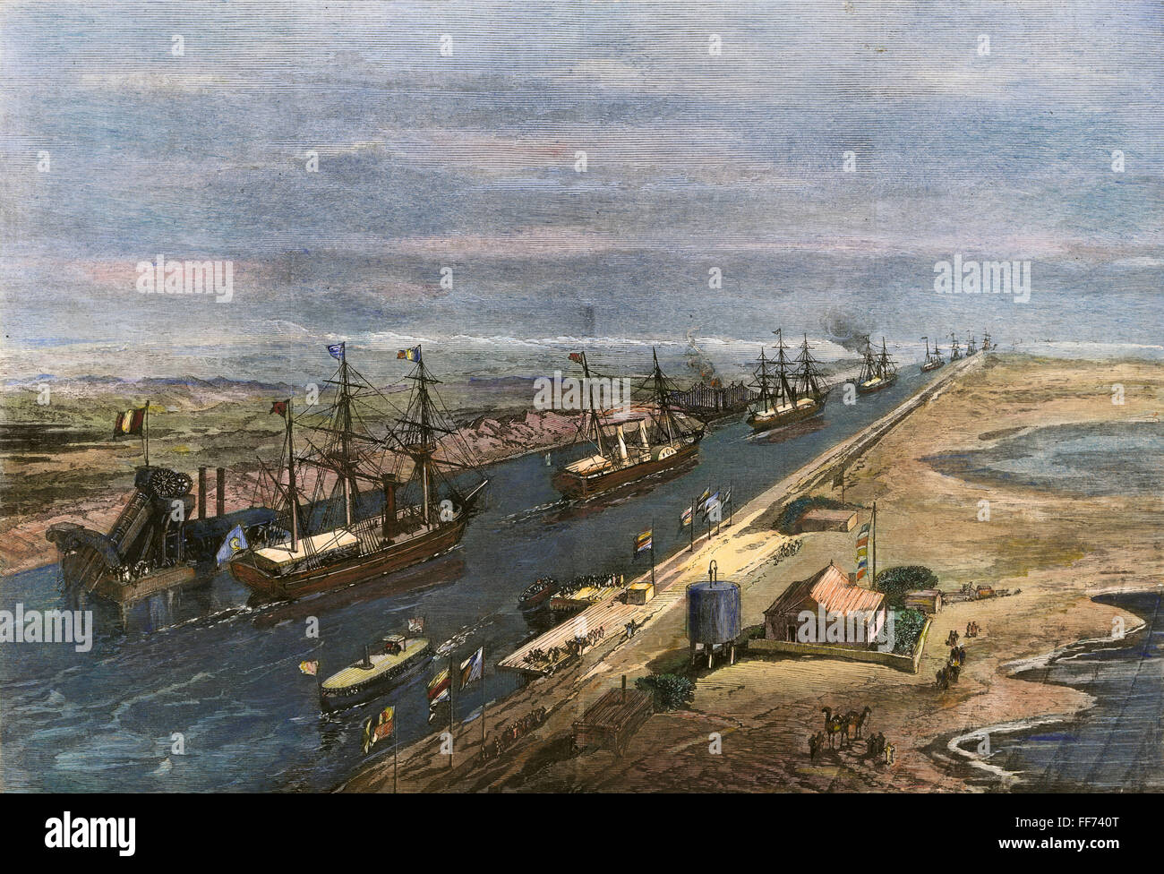 Opening of the suez canal High Resolution Stock Photography and Images ...