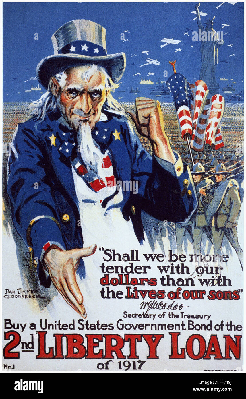 WORLD WAR I: LIBERTY LOAN. /n'Shall We Be More Tender?' American World ...