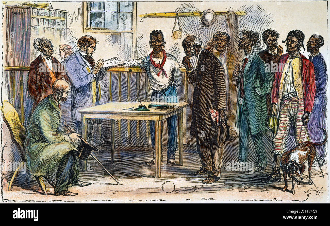 African american voting reconstruction hi-res stock photography and ...