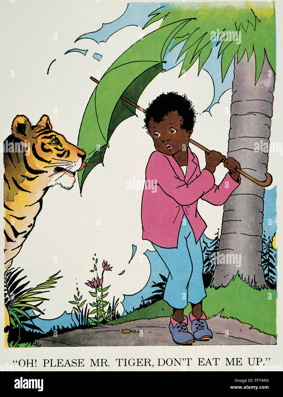 LITTLE BLACK SAMBO, 1925. /n'"Oh! Please Mr Tiger, don't eat me up ...