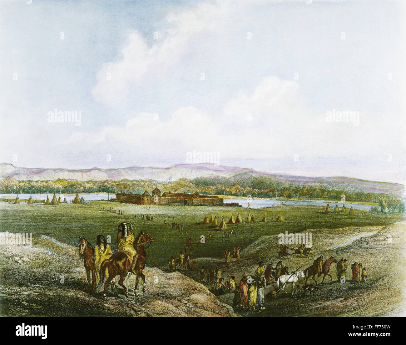 Karl bodmer fort hi-res stock photography and images - Alamy