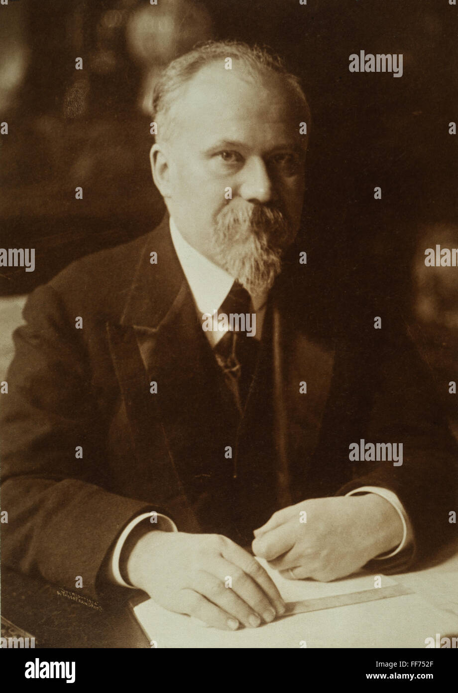 RAYMOND POINCARE /n(1860-1934). French politician: photograph, 1914 ...