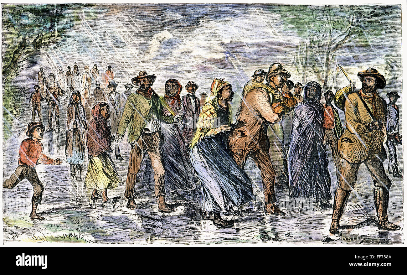 African slave escaping hi-res stock photography and images - Alamy