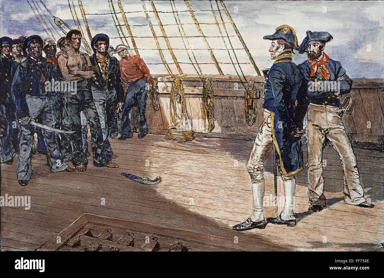 HMS LEOPARD: IMPRESSMENT. /nCaptain S.P. Humphreys of HMS Leopard ...