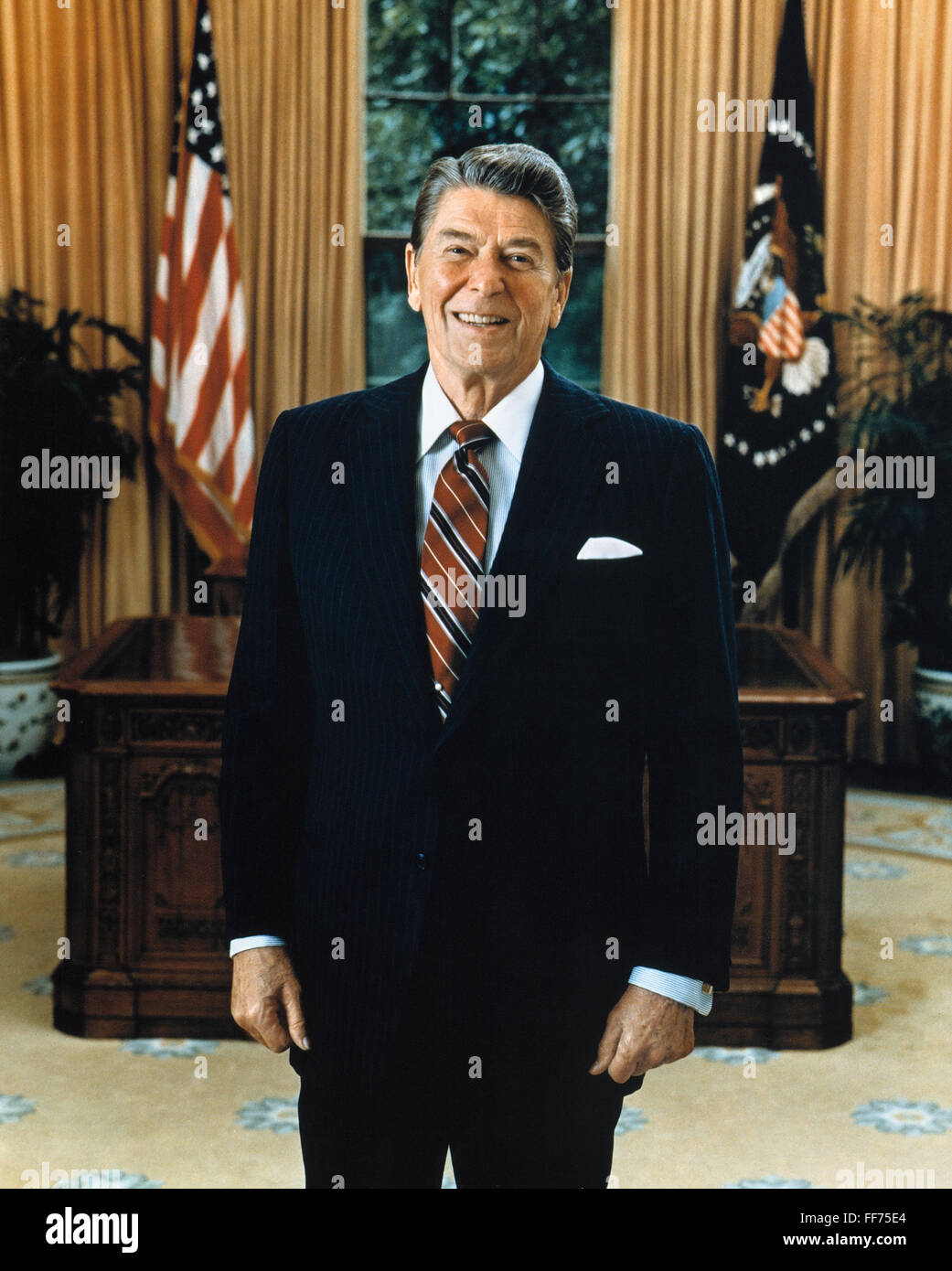 RONALD REAGAN (1911-2004). /n40th President of the United States ...